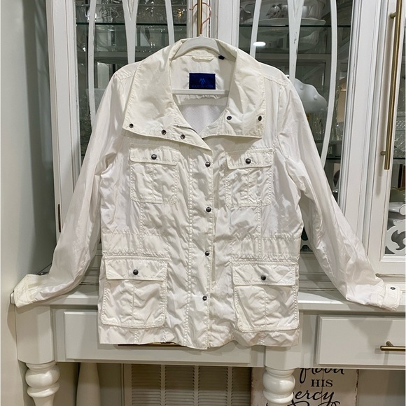 Martin + Osa | Jackets & Coats | 236 Martin Osa White Wind Breaker Rain ...